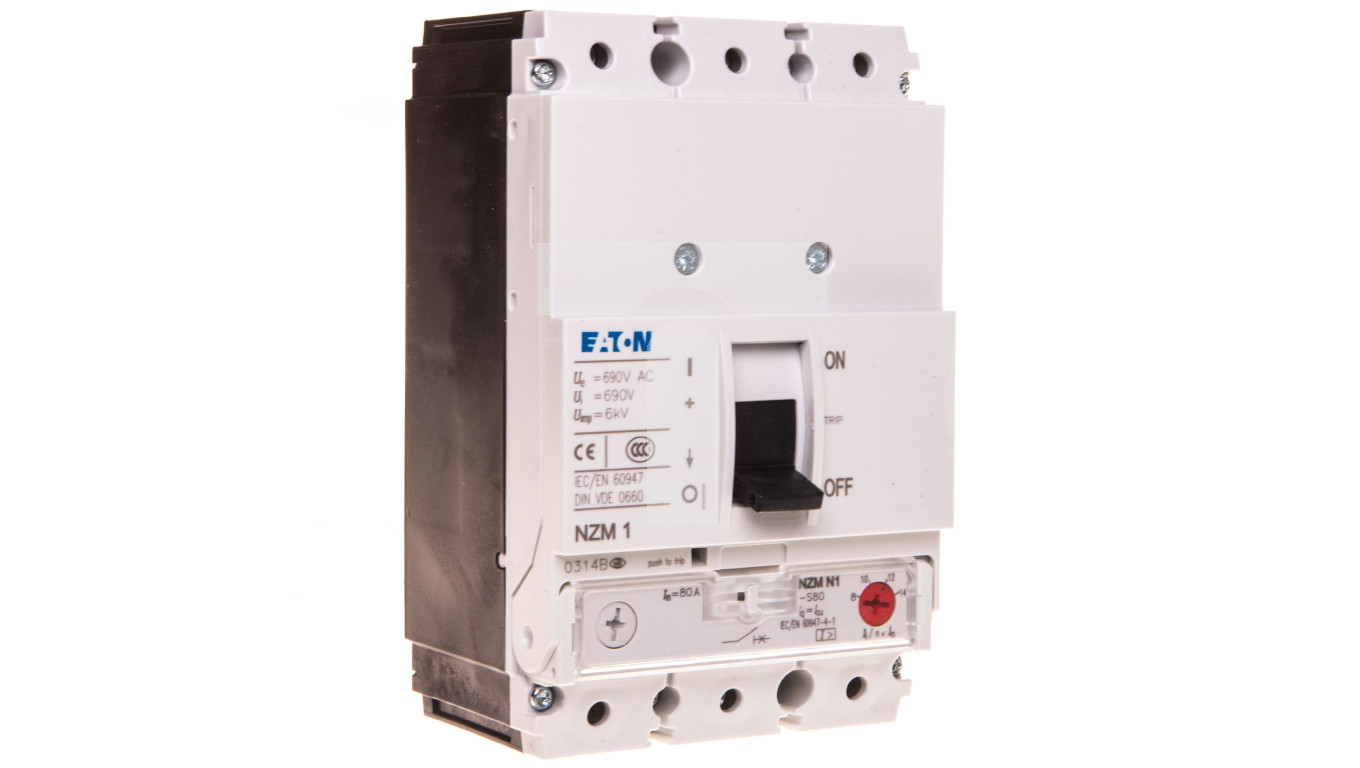 Wyłącznik mocy 80A 3P 50kA NZMN1-S80 265734 – EATON | TIM SA