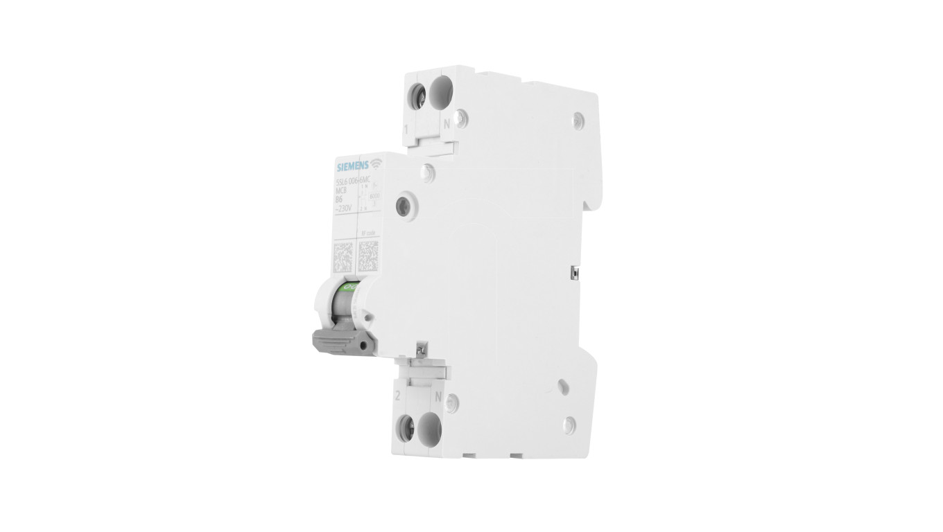 Wyłącznik nadmiarowoprądowy z pomiarem i komunikacją SENTRONcom WIFI AC 230V 6KA 1+N ...