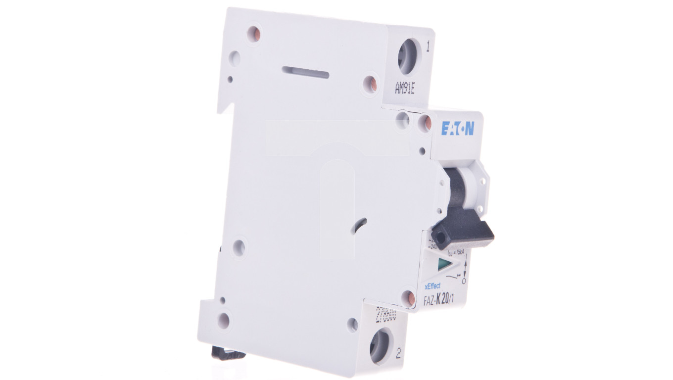 Wyłącznik nadprądowy 1P K 20A 15kA AC FAZ K20/1 278600 – EATON | TIM SA