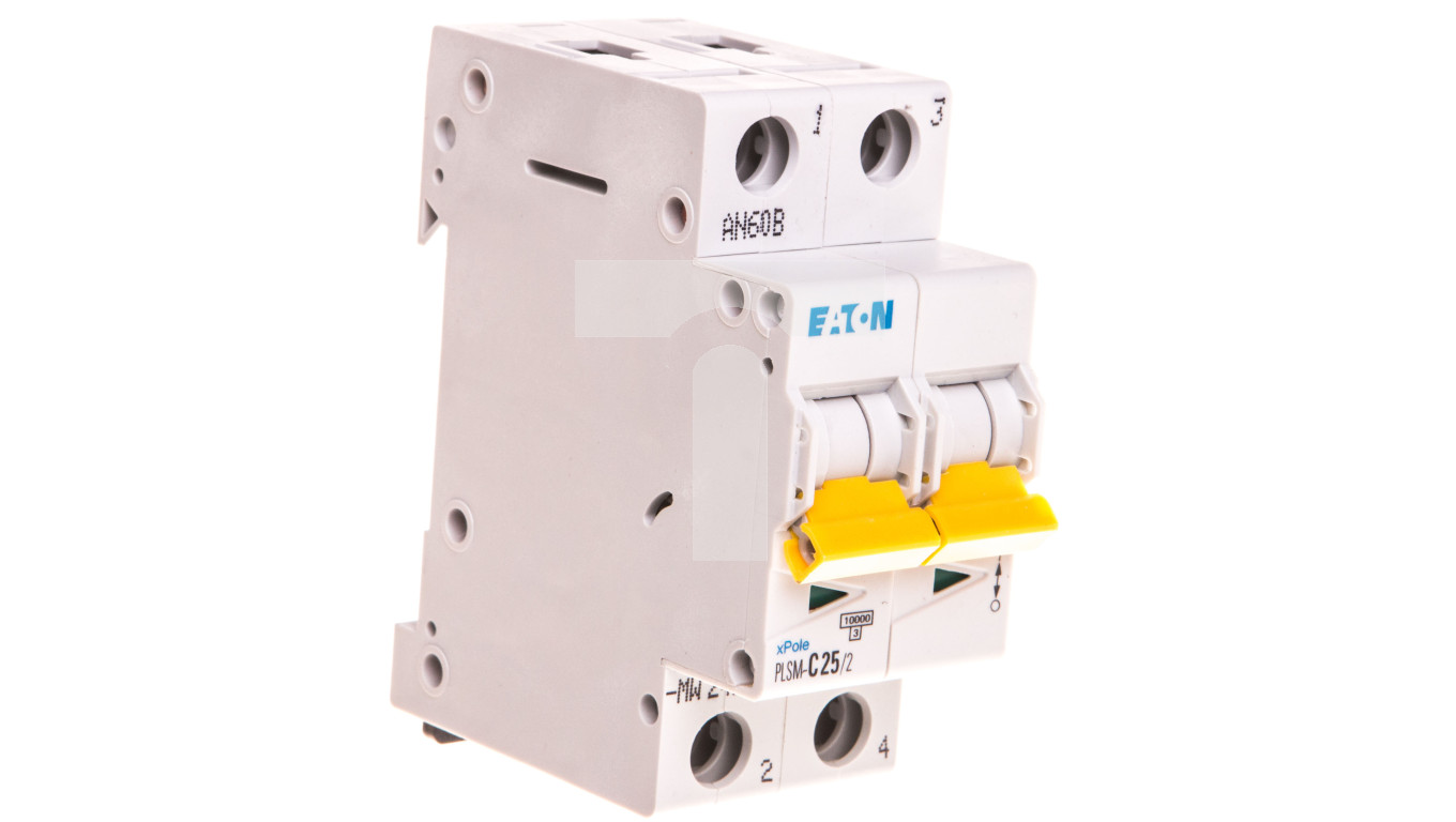 Wyłącznik nadprądowy 2P C 25A 10kA AC PLSM-C25/2-MW 242407 – EATON | TIM SA