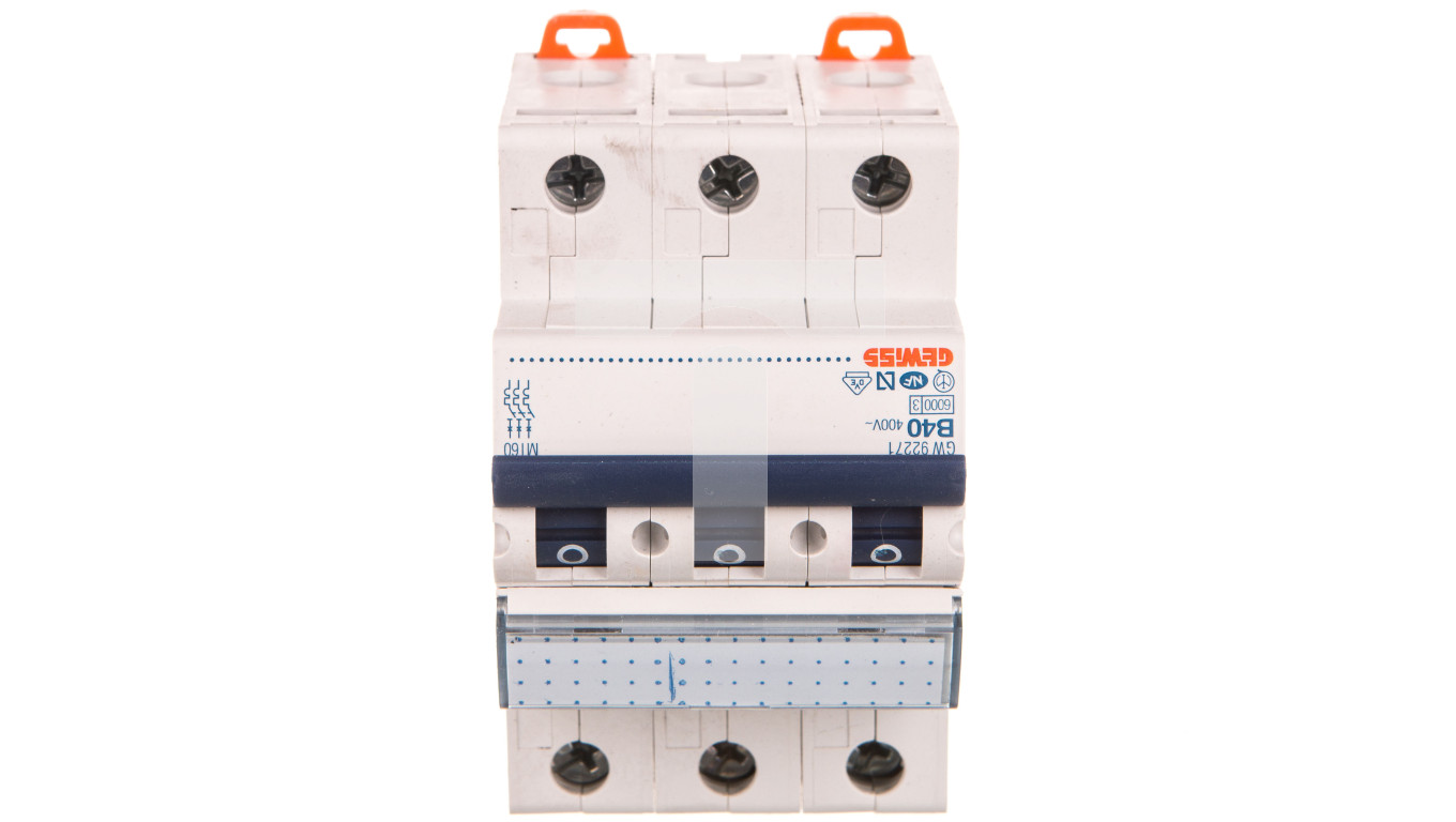 Wyłącznik nadprądowy 3P B 40A 6kA MT60 B40 3P GW92271 /opak. 2/ – GEWISS | TIM SA