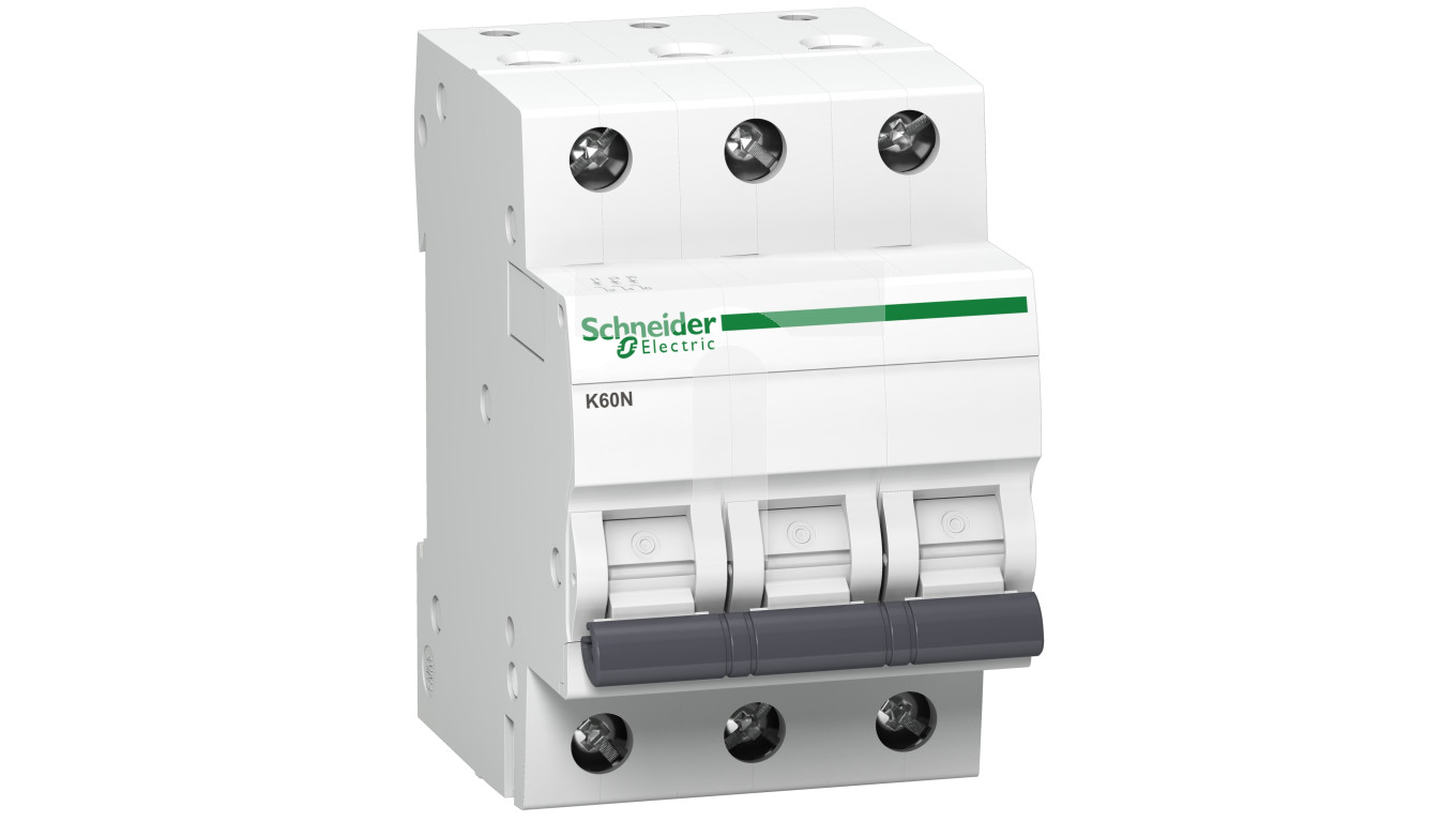 Wyłącznik nadprądowy 3P C 50A 6kA AC K60N-C50-3 A9K02350 – Schneider | TIM SA