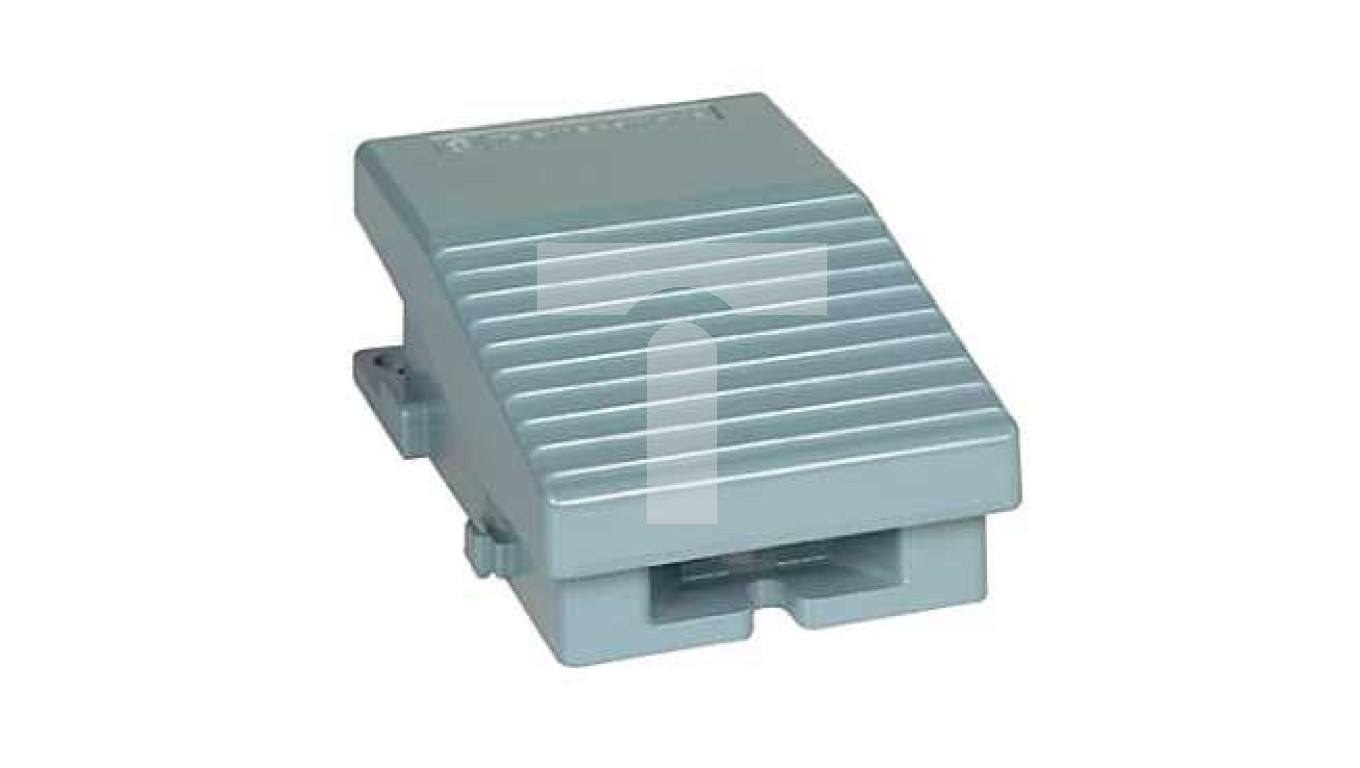 Wyłącznik nożny pojedynczy bez osłony niebieski metal 1Z 1R 1 krok ...