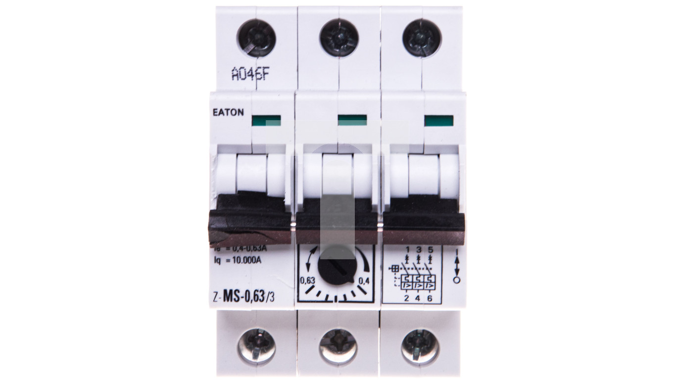 Wyłącznik silnikowy 3P 0,18kW 0,4-0,63A Z-MS-0,63/3 248405 – EATON | TIM SA