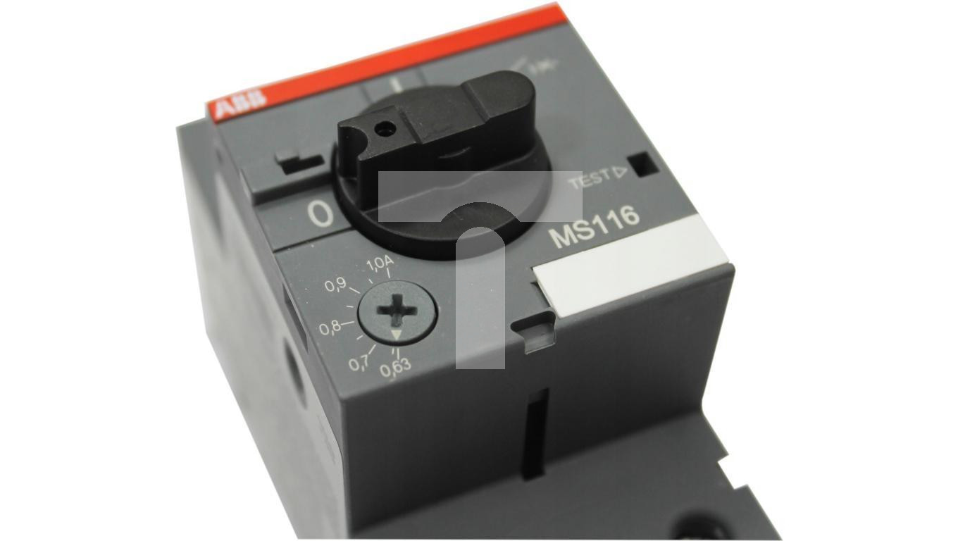 Wyłącznik silnikowy ABB GERMANY termik 0,63A-1A MS116 -1.0 ABB ...