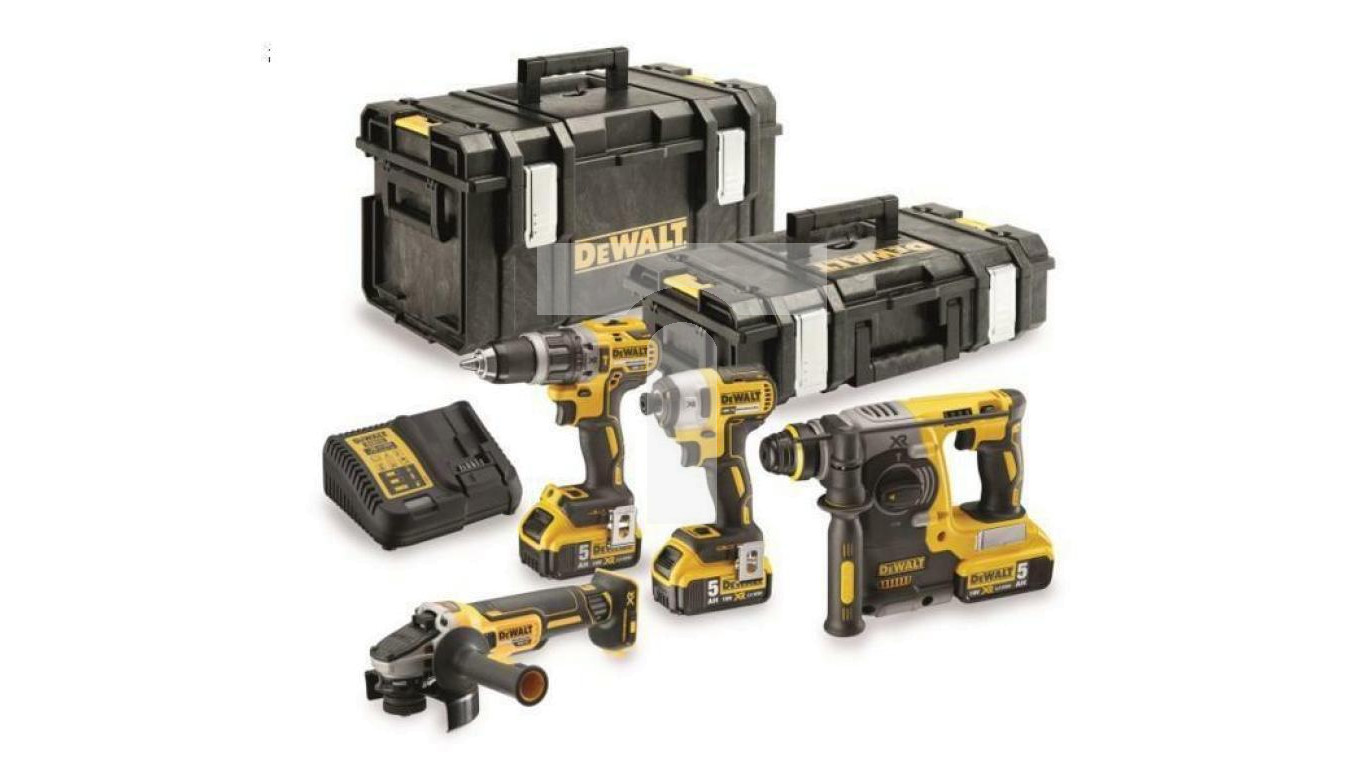 ZESTAW COMBO 18V DCG405+DCH273+DCD796+DCF887+3*5.0AH+2 KUFRY – DeWalt | TIM SA
