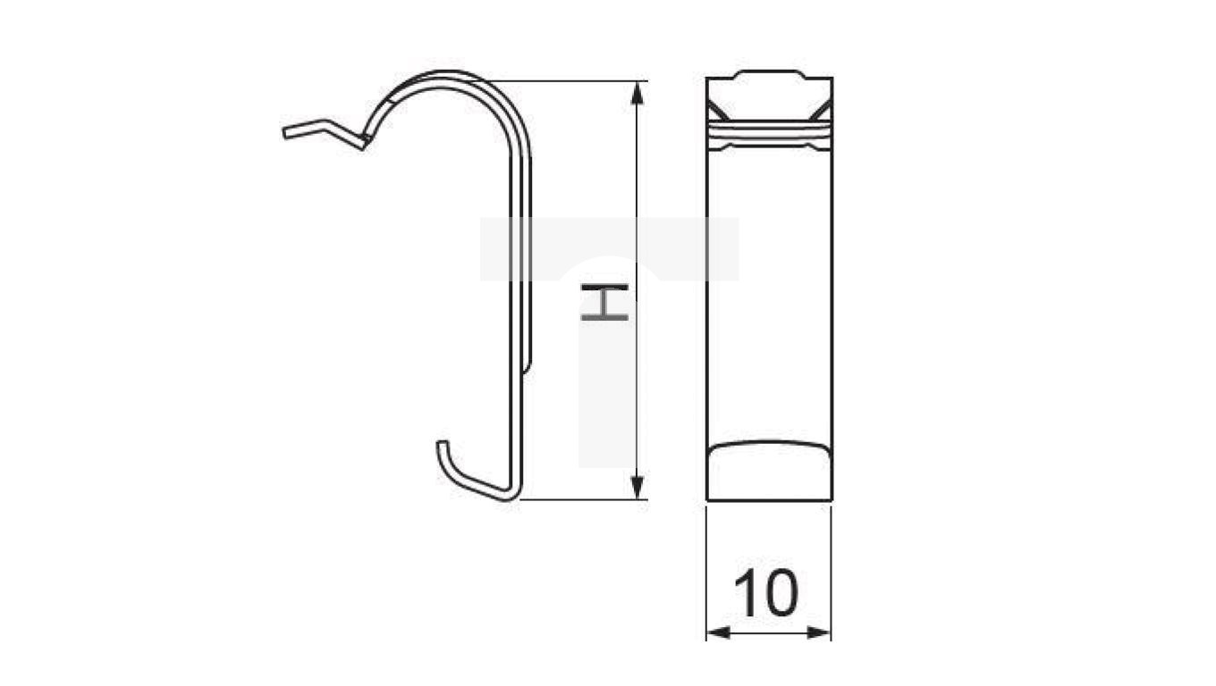 Zapinka ZPNNH80E2 40x10 stal nierdzewna E90 140008 – BAKS | TIM SA