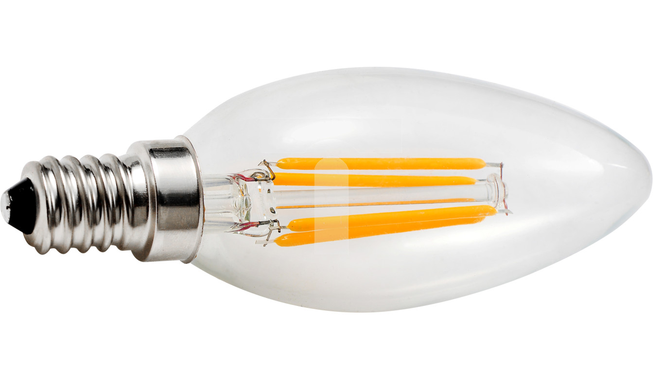Żarówka Led Filament świecowa 230v 4w E14 470lm C35 2700k 25000h Led