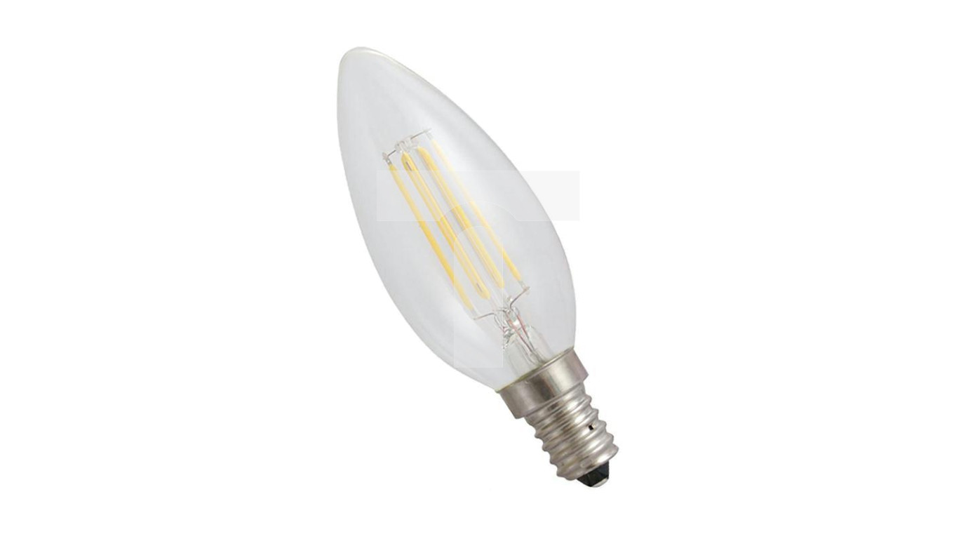 Żarówka Led Filament E14 Led 4w świeca Ciepła Biała 2700k Retro