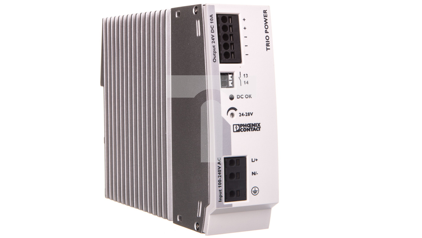Zasilacz impulsowy TRIO POWER 100-240V AC, 110-250V DC/24V DC 10A 240W ...
