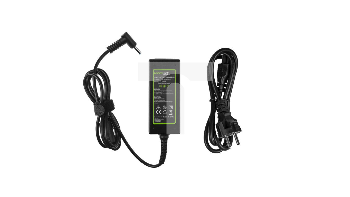 Zasilacz Green Cell PRO 19.5V 2.31A 45W do HP 250 G2 G3 G4 G5 255 G2 G3 ...
