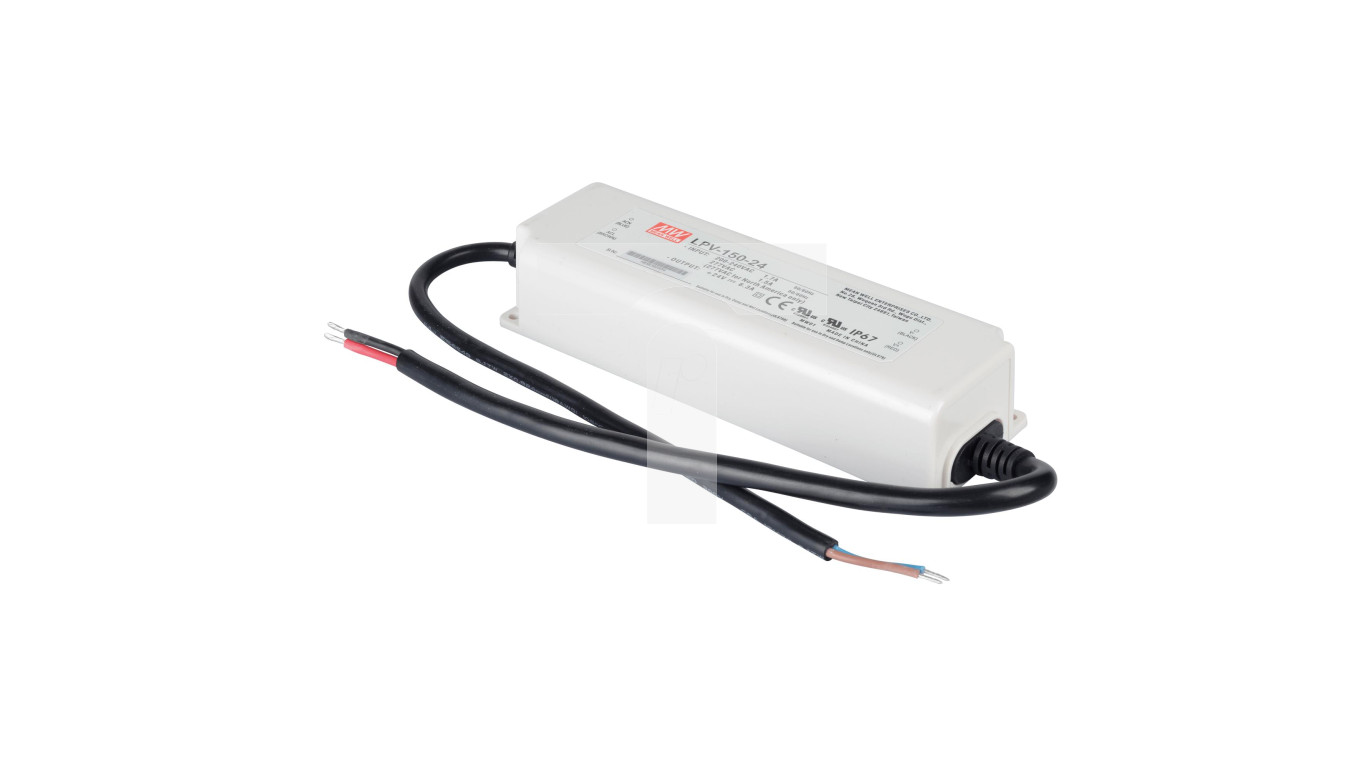 Zasilacz led Mean Well LPV-150-24 150W ip67 24V – MEAN WELL | TIM SA