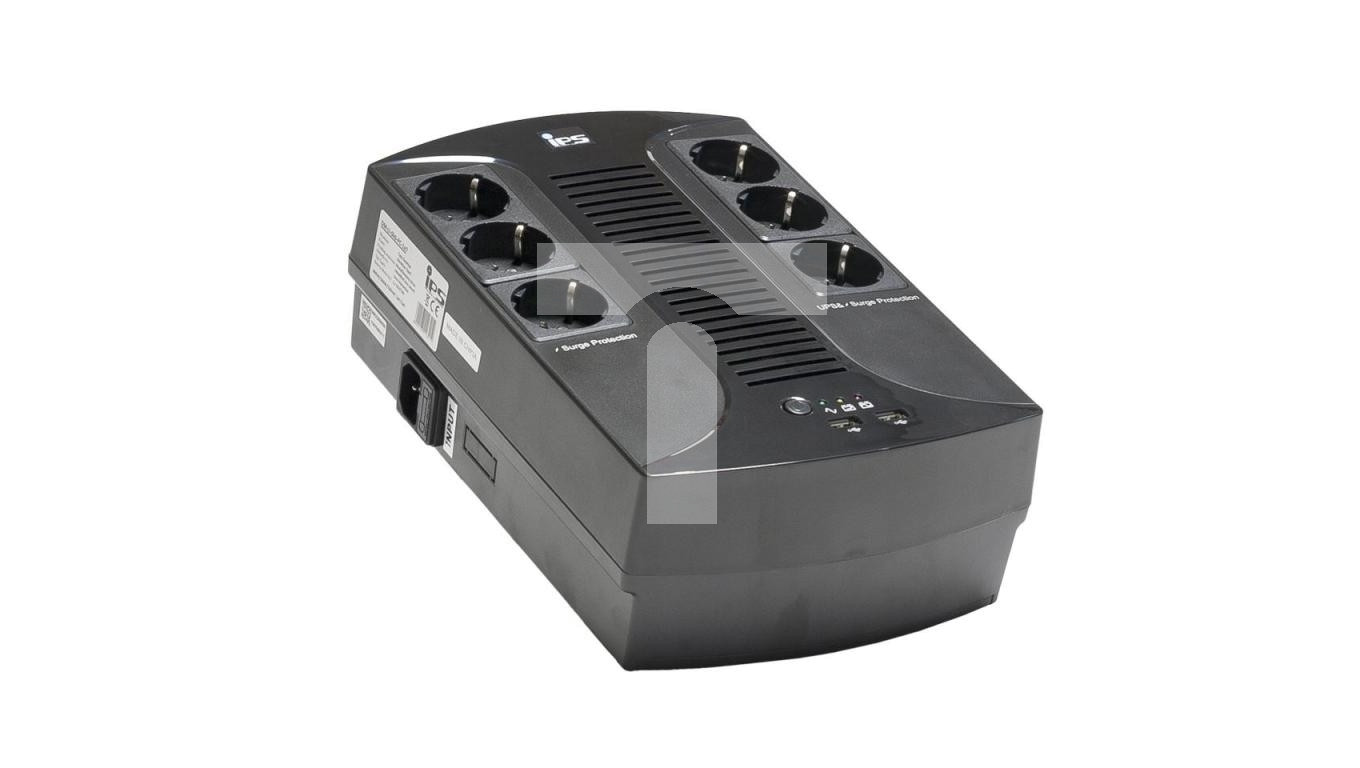 Zasilacz UPS, 600VA/360W, desktop, line-interactive DM-LI-0k6-PC-1x7 ...