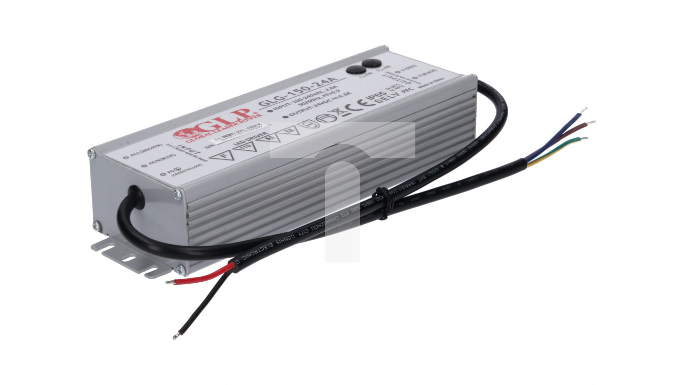 Zasilacz herm. GLP 24V 150W IP65 GLG – GLP Global Leader Power | TIM SA