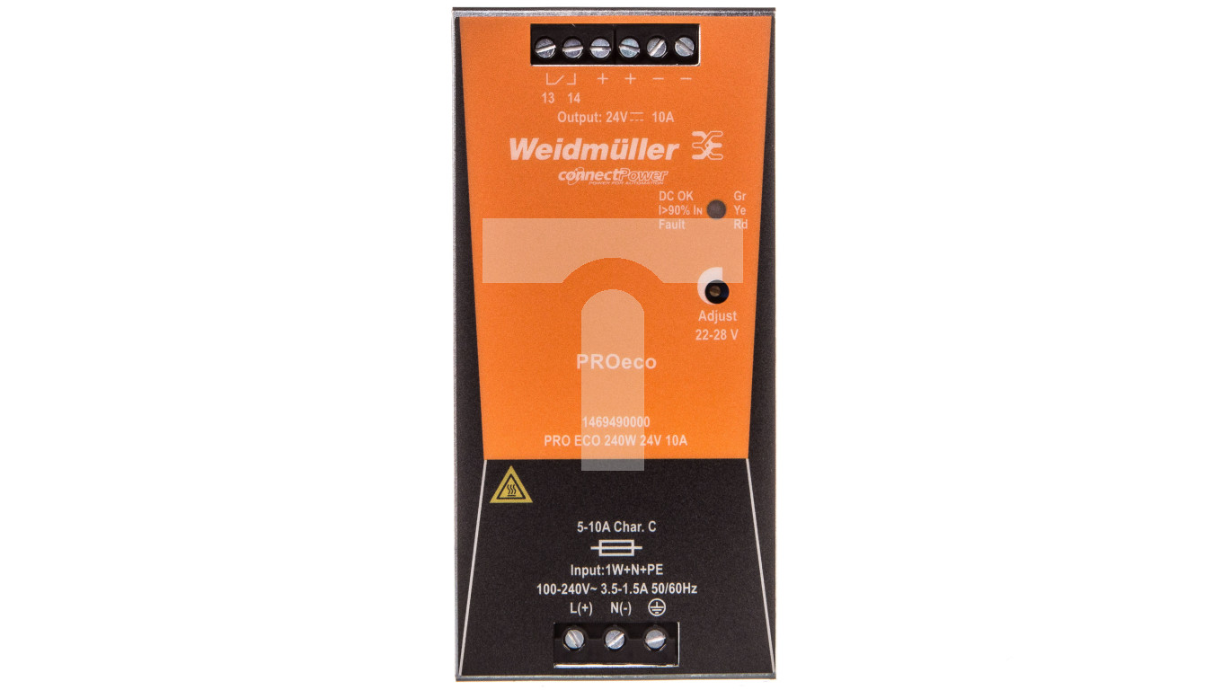 Zasilacz impulsowy 100-240V AC/ 24V DC 10A 240W PRO ECO 240W 24V 10A ...