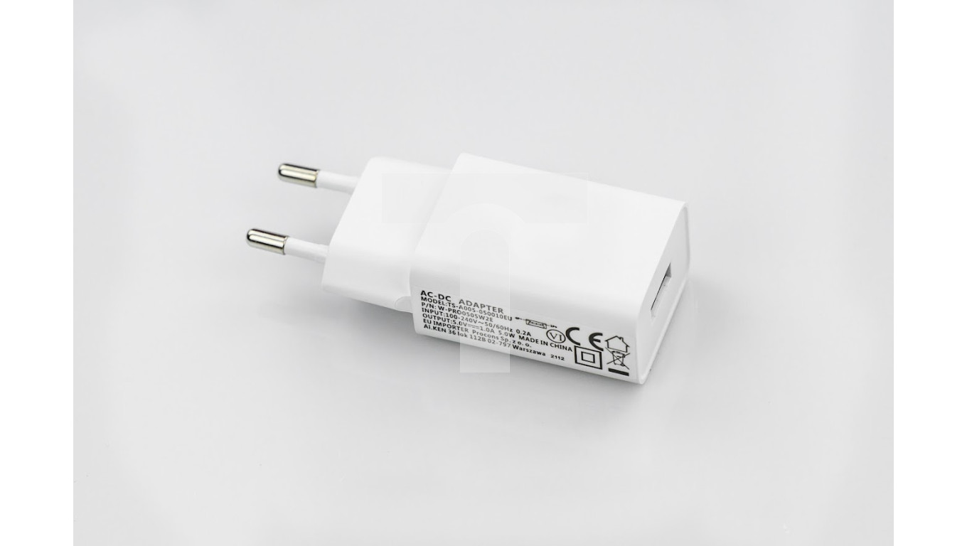 Zasilacz impulsowy 5V 1A 5W wyjście USB W-PRO0505W2E – AMICUS | TIM SA