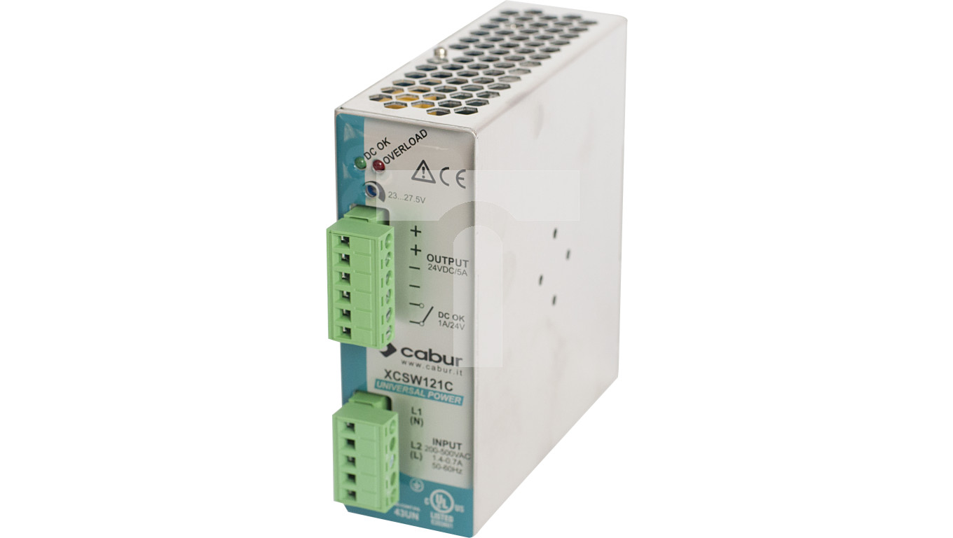 Zasilacz impulsowy jedno/dwu fazowy 187-550VAC 24VDC 5A 120W XCSW121C – CABUR | TIM SA