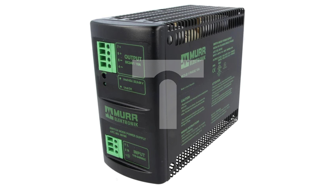 Zasilacz impulsowy modułowy 240W 24V DC 10A 100 - 265VAC DIN 85165 ...