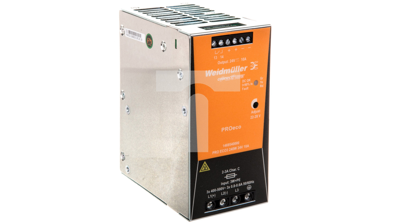 Zasilacz impulsowy trójfazowy 400-500V AC/24V DC 10A 240W PRO ECO3 240W ...