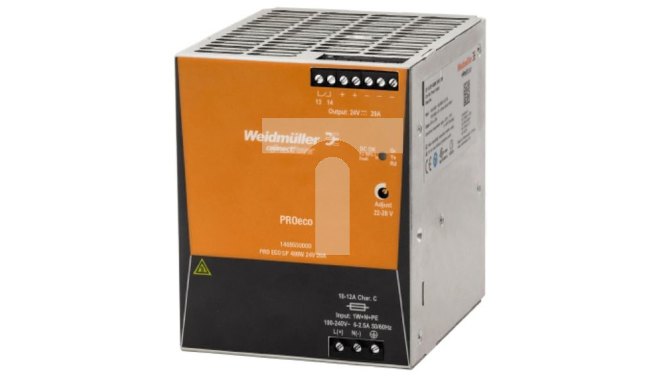 Zasilacz impulsowy trójfazowy 400-500V AC/24V DC 20A 480W PRO ECO3 480W ...