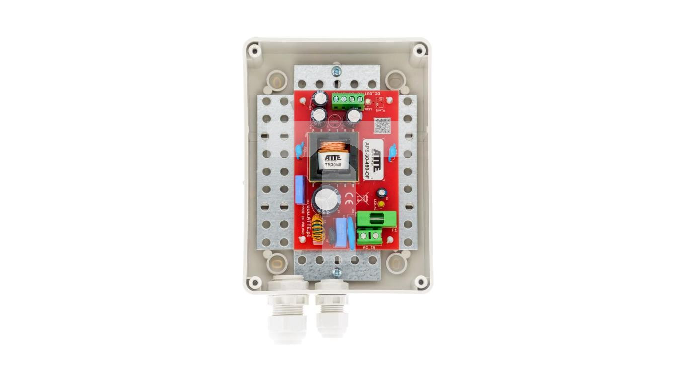 Zasilacz sieciowy SMPS, Vin 230VAC, Vout 48VDC, Iout 2A, Pout 96W, obudowa zewnętrzna ABOX-S1 ...