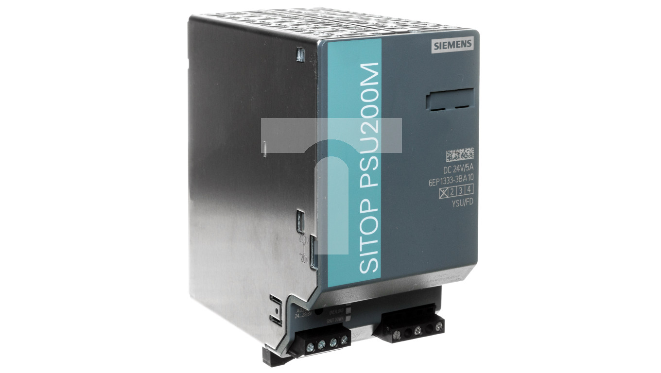 Zasilacz stabilizowany SITOP PSU200M 5A 120/230-500VAC 24VDC 6EP1333 ...
