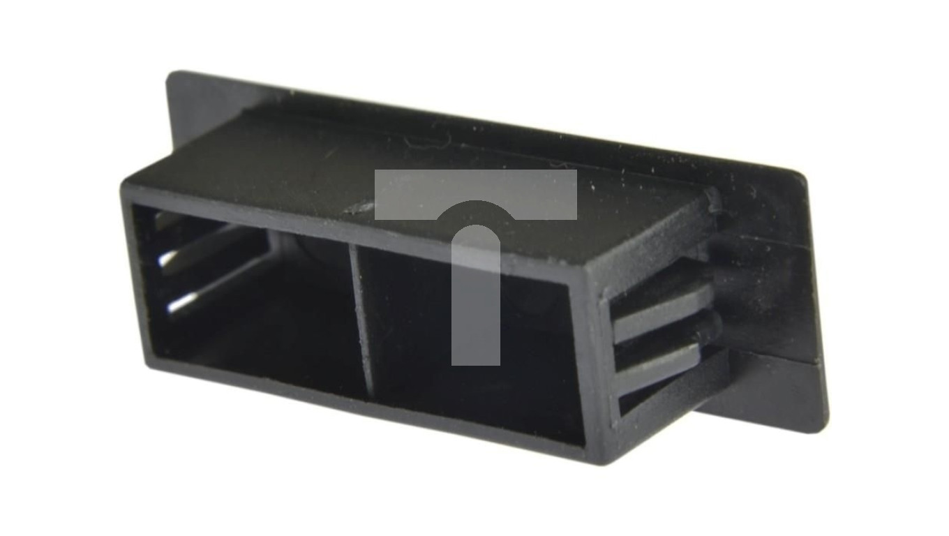 Zaślepka otworu SC duplex do przełącznicy światłowodowej FO czarna ...