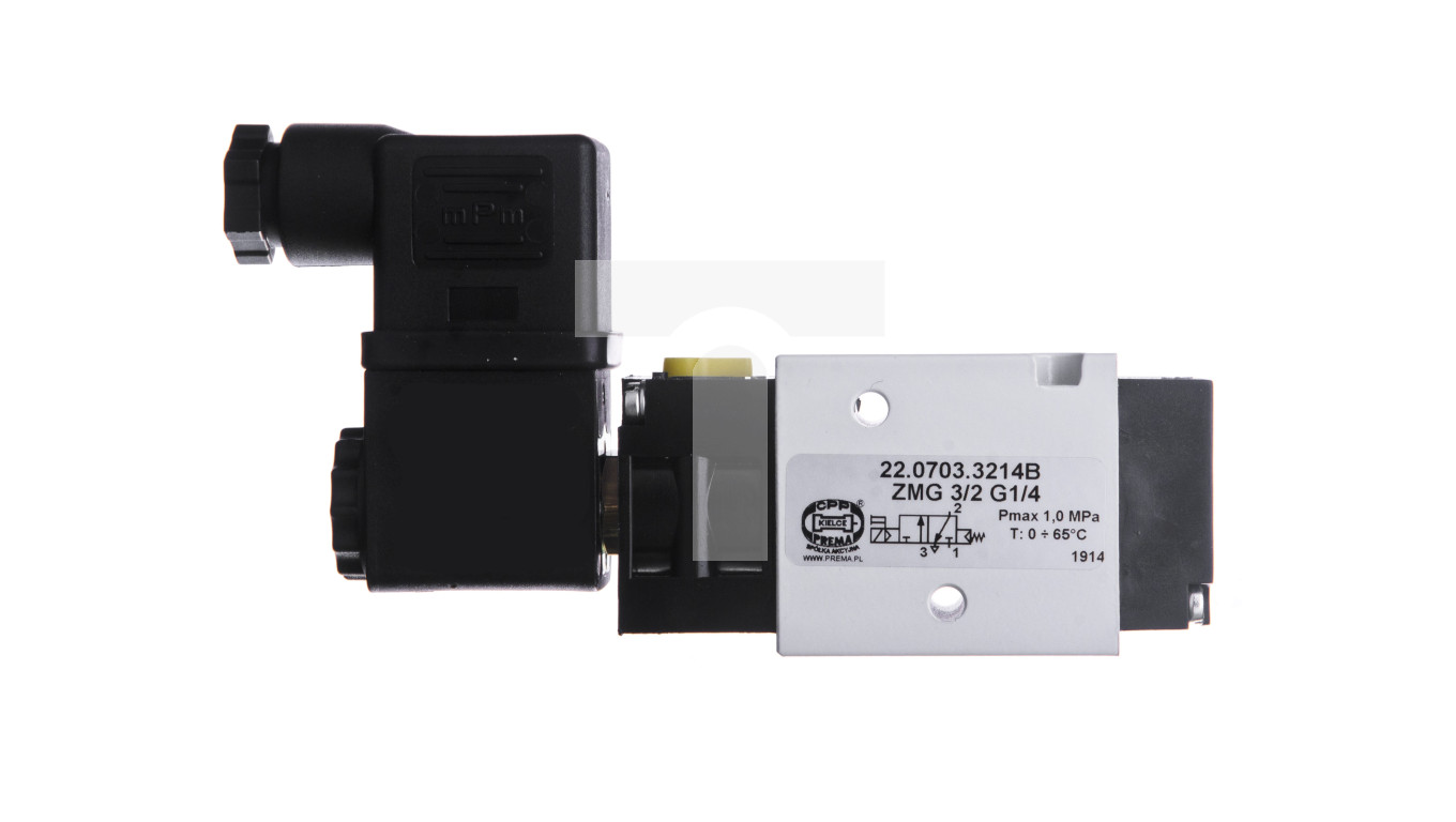 Zawór rozdzielający 230V AC 1MPa ZMG 3/2 G1/4 22.0703.3214J – PREMA ...
