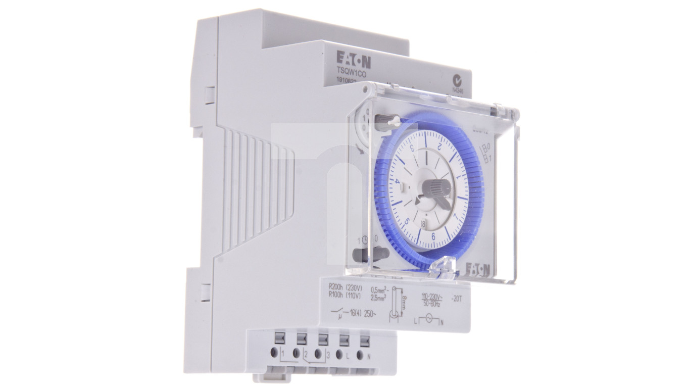 Zegar sterujący analogowy 16A tygodniowy jednokanałowy TSQW1CO 167392 ...