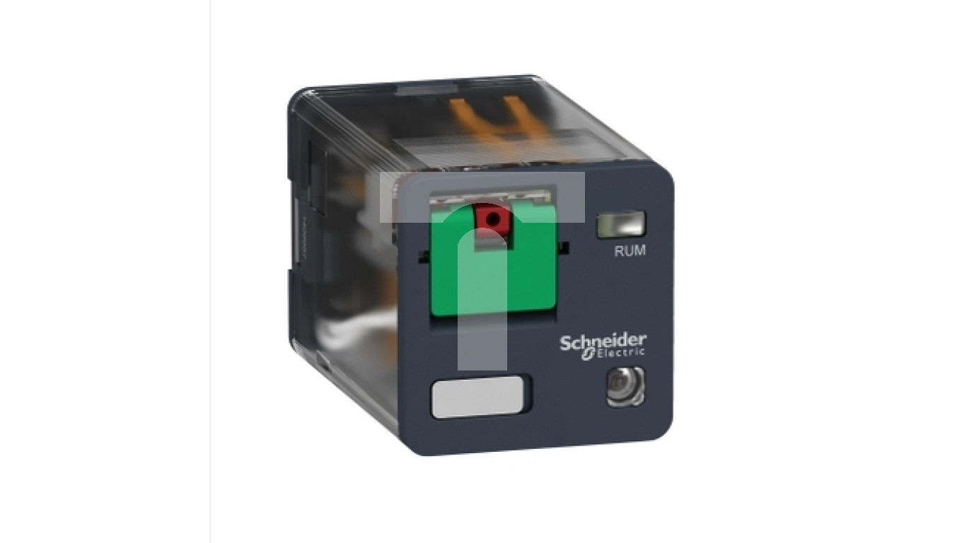 Zelio Relay Przekaźnik z przyciskiem test LED 2C/O 10A, 230V AC ...