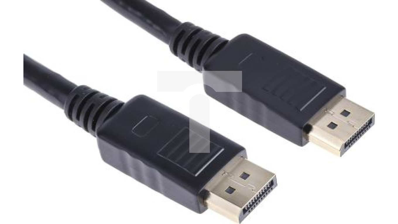 Zespół cyfrowych kabli wideo i monitorowych 1m Męskie DisplayPort to ...