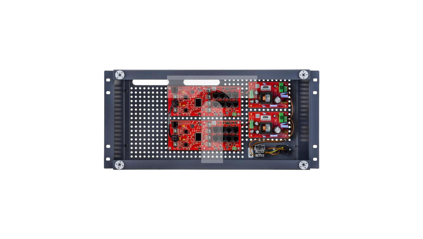 Zestaw do 16 kamer IP switch PoE 16P+2G w obudowie RACK ABOX-R5U0 ...