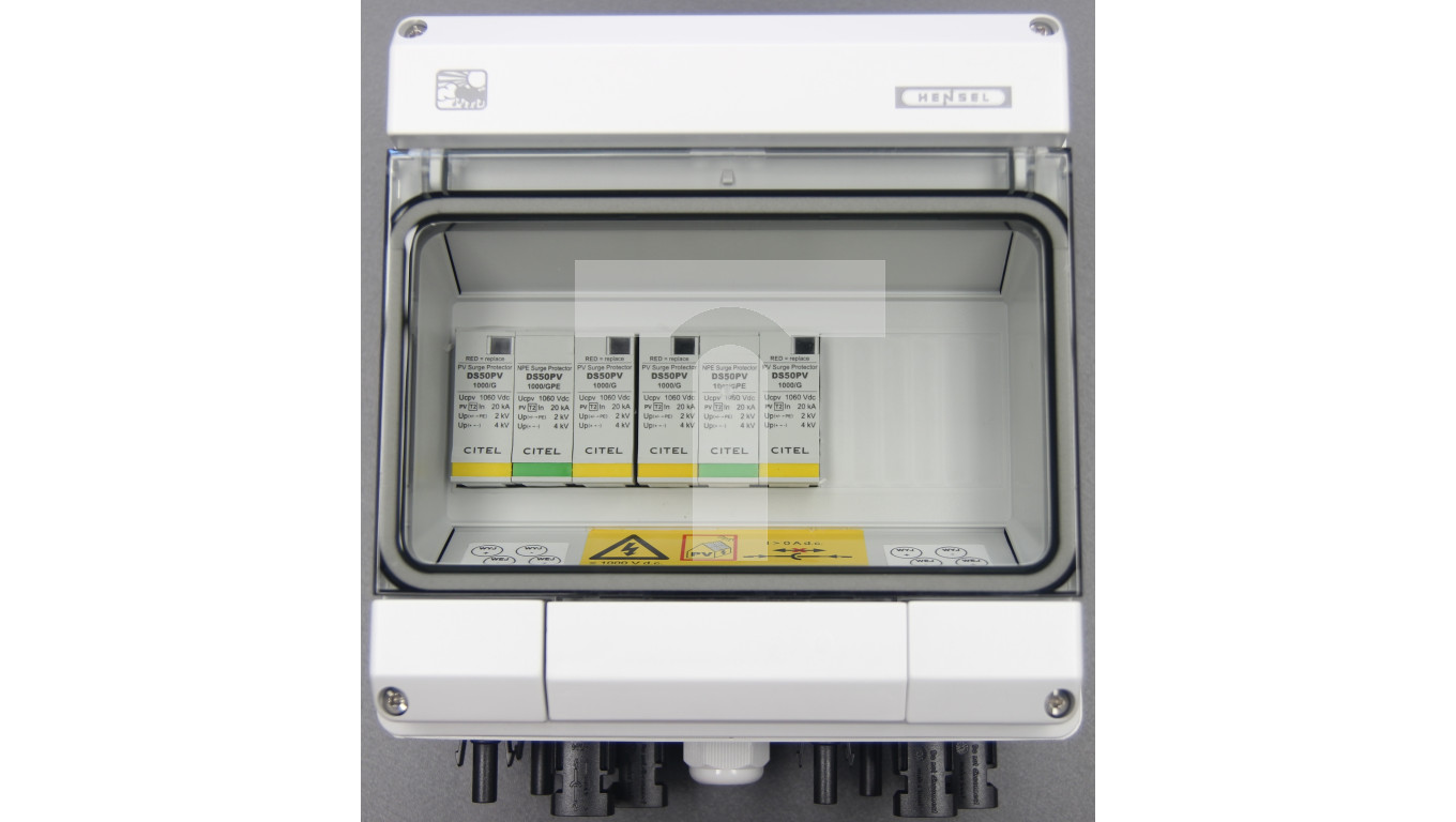 Zestaw przyłączeniowy PV - DC 2 łańcuchy PV 2 SPD CITEL typu 2 KV PV ...