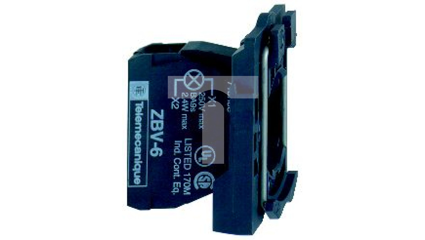 Zestaw świetlny z korpusem/kołnierzem mocującym z żarówką BA9s \250V ...