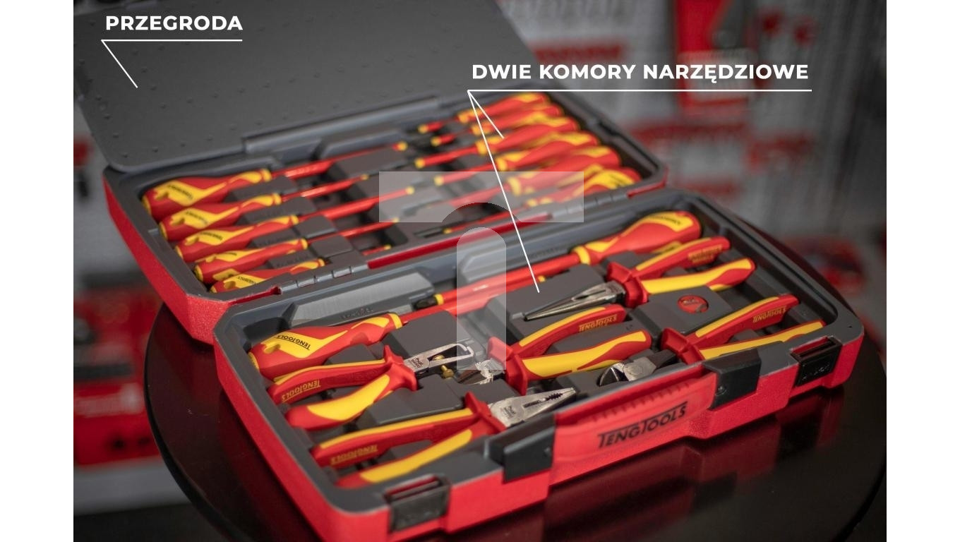 Zestaw szczypiec i wkrętaków izolowanych 1000V 18 elementowy Teng Tools ...