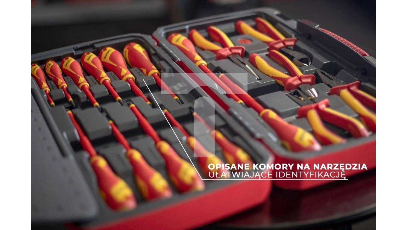 Zestaw szczypiec i wkrętaków izolowanych 1000V 18 elementowy Teng Tools ...