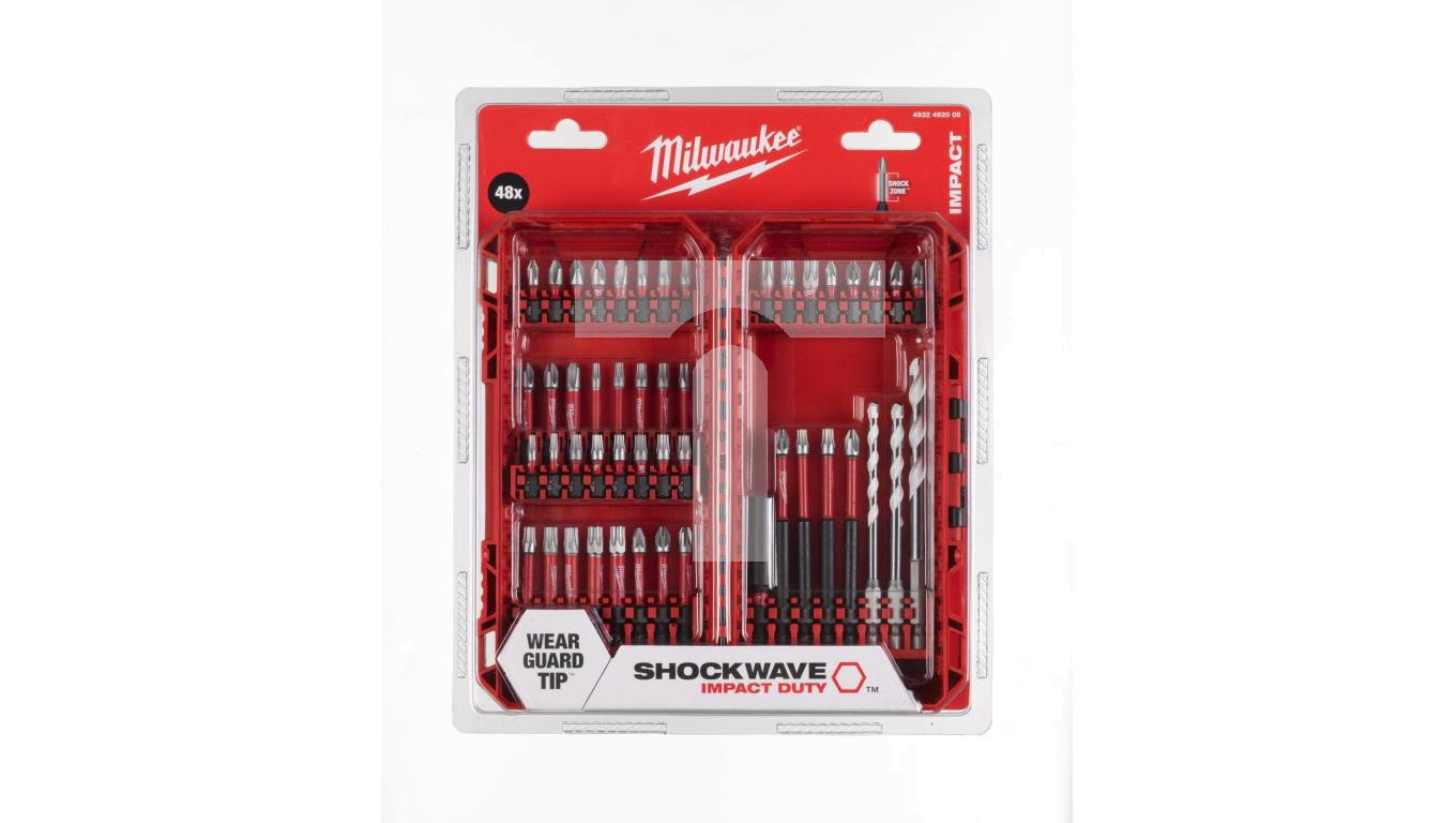 Zestaw udarowych bitów nasadek Shockwave Impact Duty 4932492005 /48szt ...