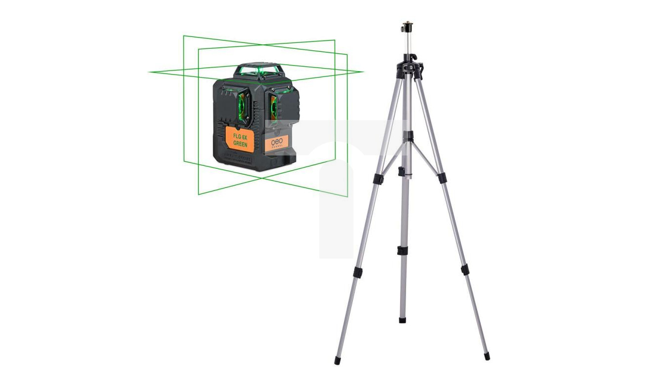 Zielony laser krzyżowy płaszczyznowy 3x360 Geo-Fennel FLG 6X-GREEN ...