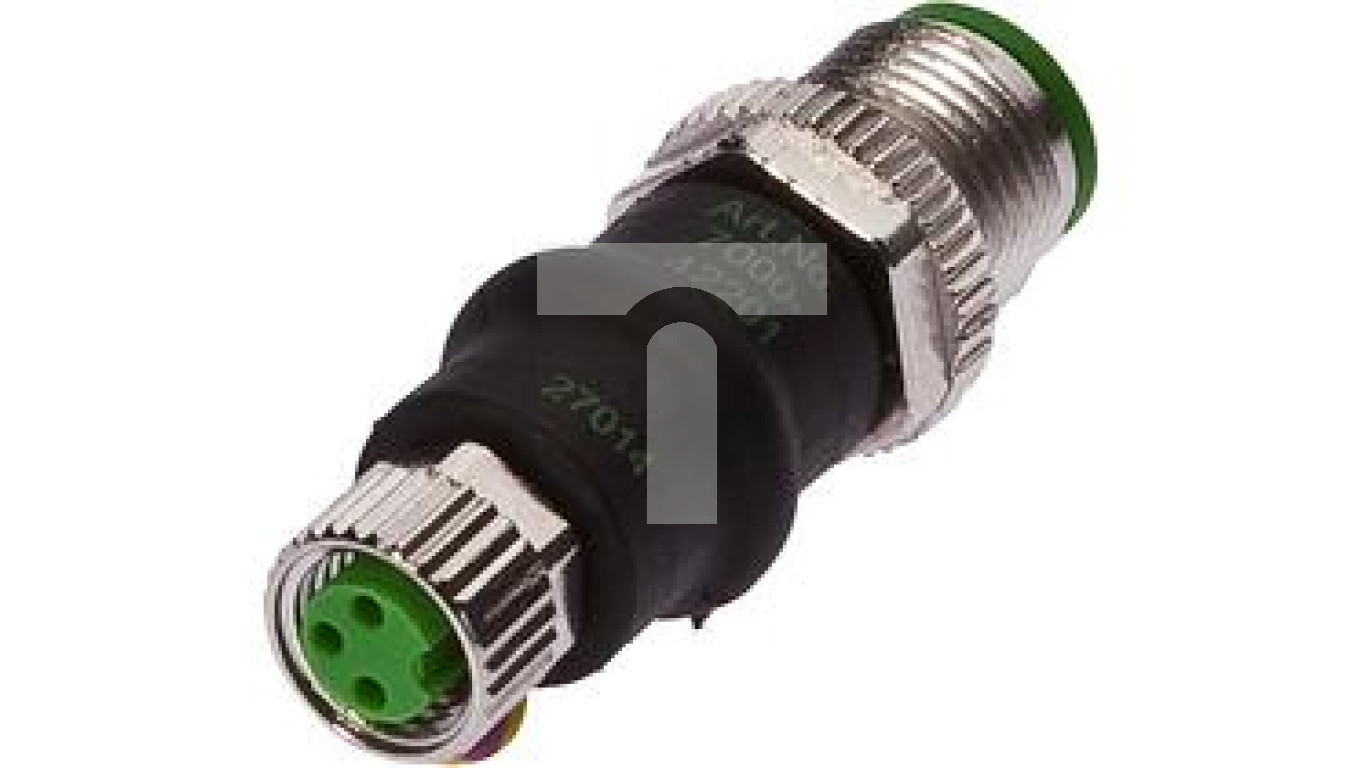 Złącze M8 proste żeńskie 3pin M12 proste męskie 3pin 24V -25-85 stC ...