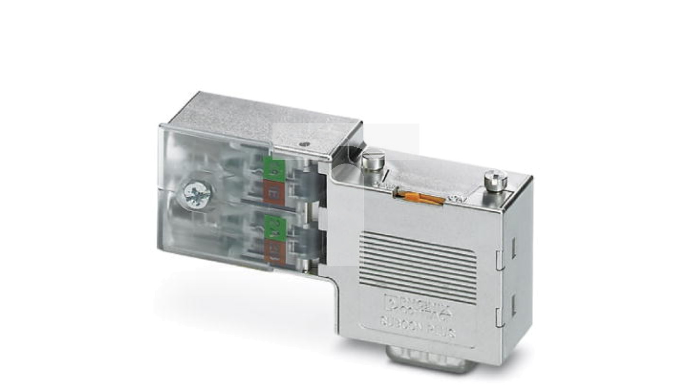 Złącze kątowe 9P 12 Mbps PROFIBUS DP SUBCON-PLUS-PROFIB/90/IDC 2313672 ...