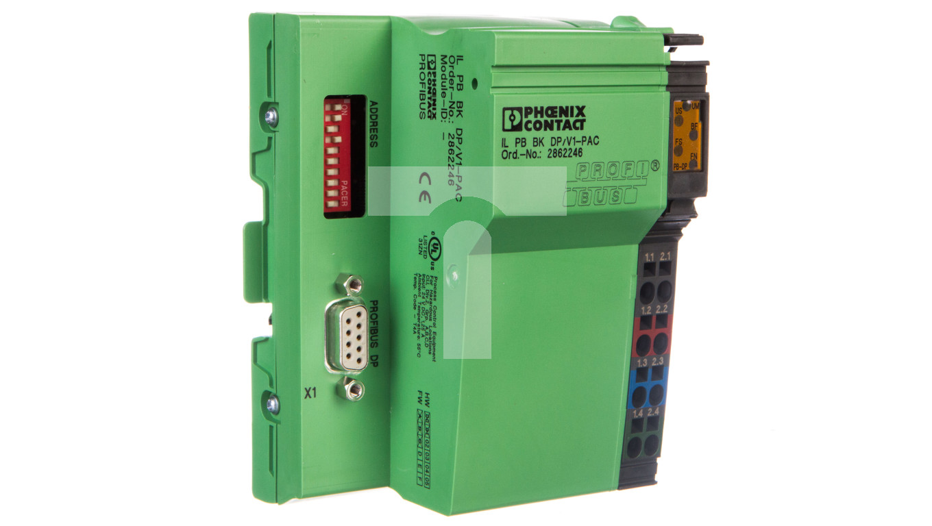 Złącze magistrali PROFIBUS-DP IL PB BK DP/V1-PAC 2862246 – PHOENIX ...