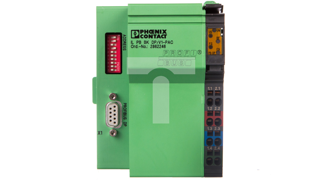 Złącze magistrali PROFIBUS-DP IL PB BK DP/V1-PAC 2862246 – PHOENIX ...