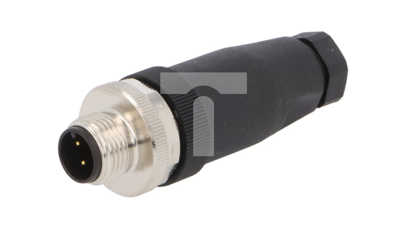 Złącze okrągłe M12 męskie proste nieekranowane 5pin 60V PG9 T4111002051 ...