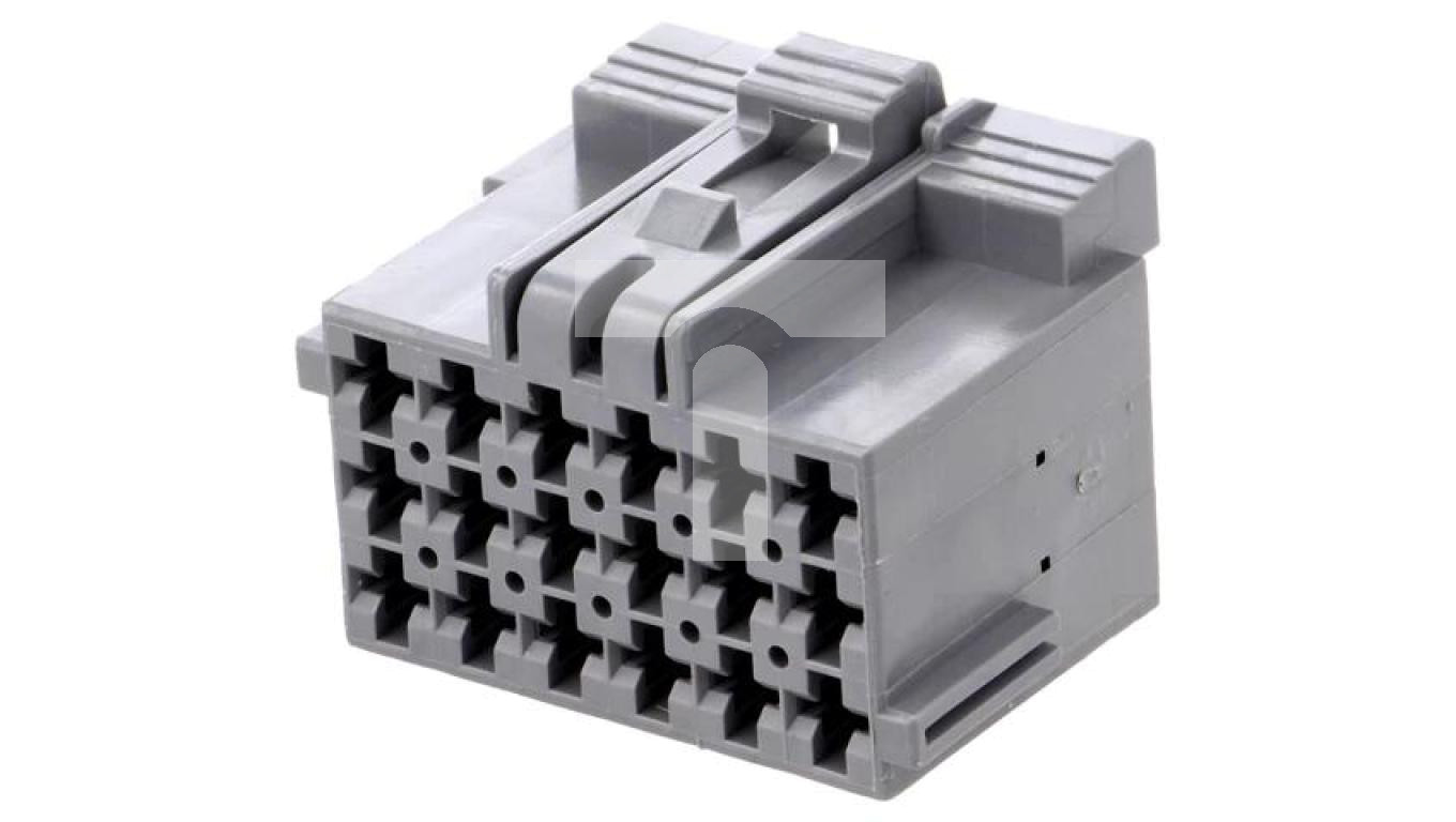 Złącze prostokątne JPT wtyk żeńskie bez styków 18-pin 5mm 1-967624-1 ...