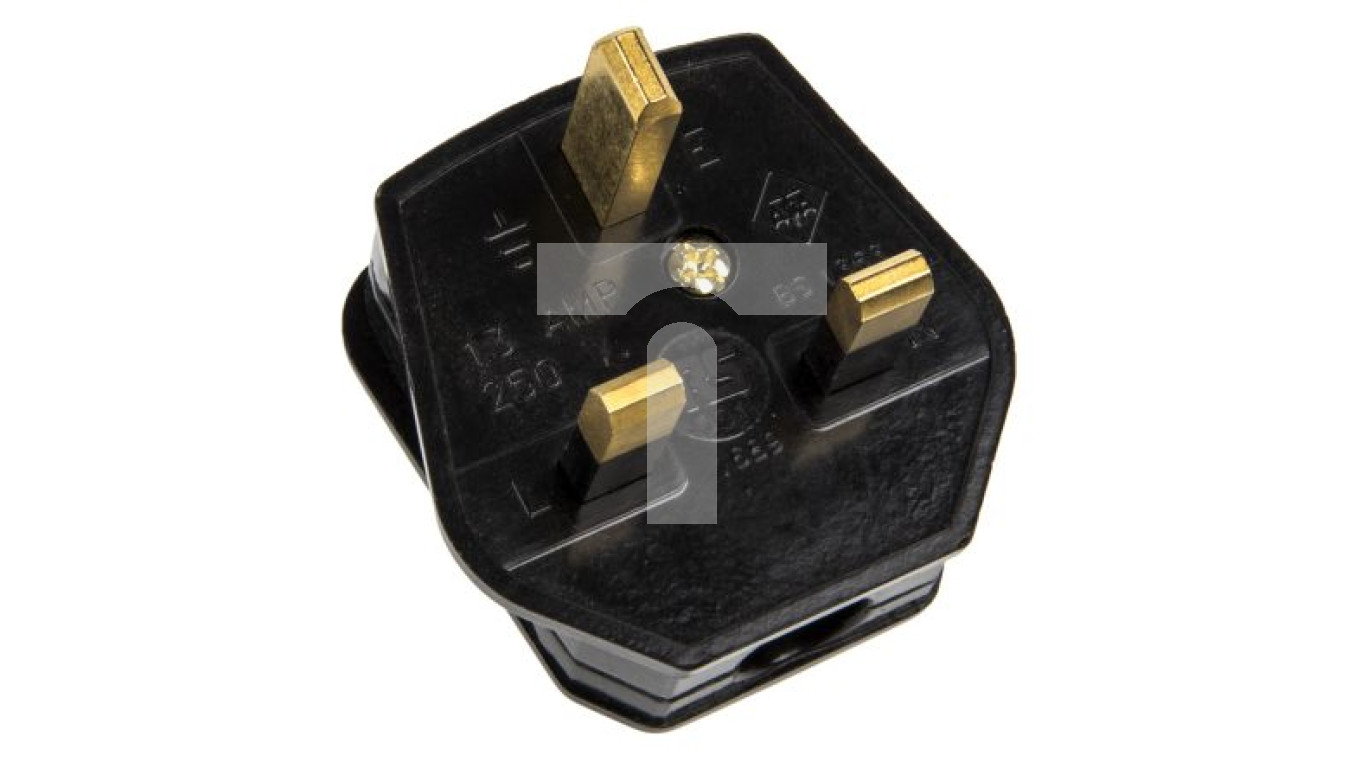 Złącze sieciowe brytyjska, 13A, 250 V AC, 2P+E Typ G, brytyjskie BS1363 ...