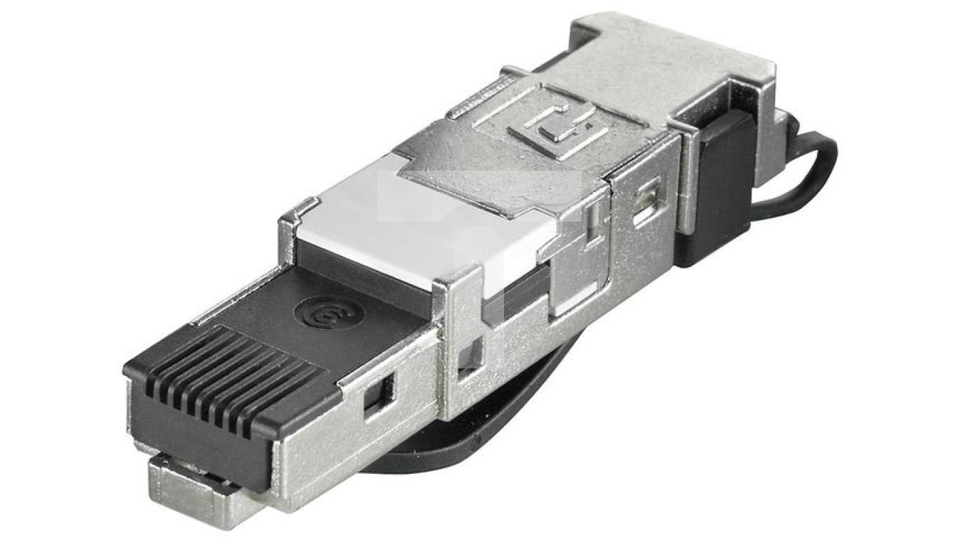 Złącze wtykowe sieciowe modułowe IE-PS-RJ45-FH-BK-B 1132050000 /10szt ...