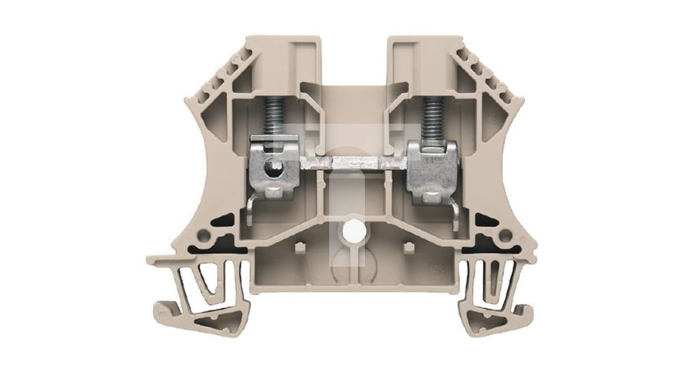 Złączka szynowa 2-przewodowa 6mm2 beżowa WDU6/BE 1020200000 ...