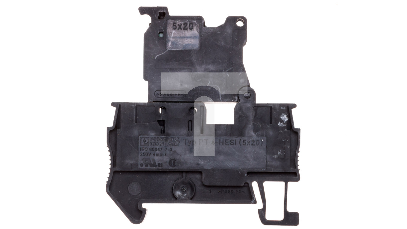 Złączka bezpiecznikowa 0,2-4mm2 6,3A 5x20mm PT 4-HESILED 24 (5X20 ...