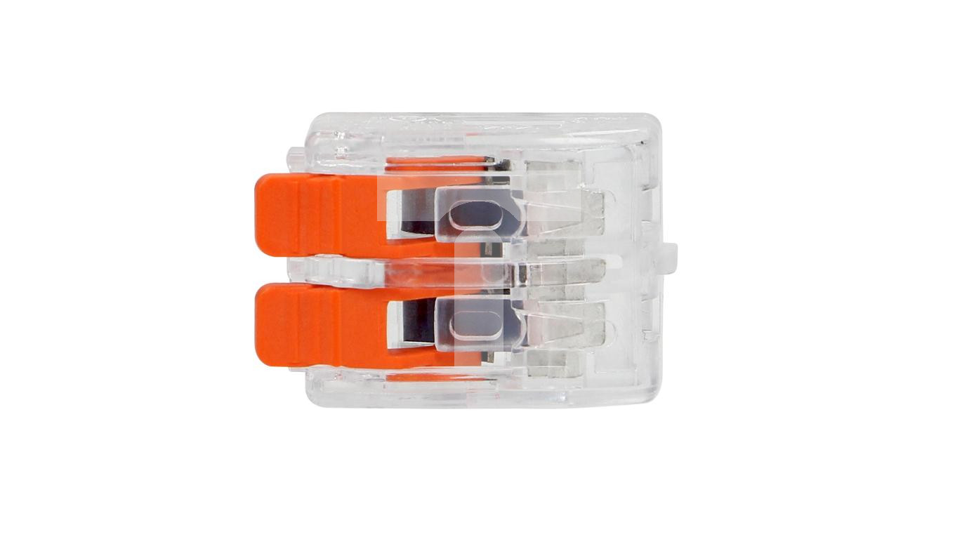 Złączka instalacyjna zaciskowa 2-przewodowa, na dowolny przewód 0,2 ...