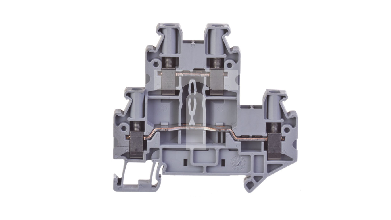 Złączka szynowa 2-piętrowa 6mm2 UTTB 4 szara 3044814 – PHOENIX CONTACT ...